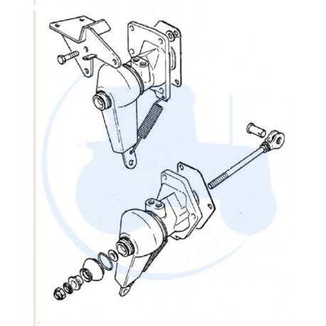 MAITRE CYLINDRE pour tracteurs MASSEY-FERGUSON - Tracto Pieces