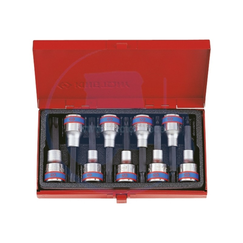 Coffret de douilles longues 1/2 TORX® - 9 pièces - KING TONY - Tracto Pieces