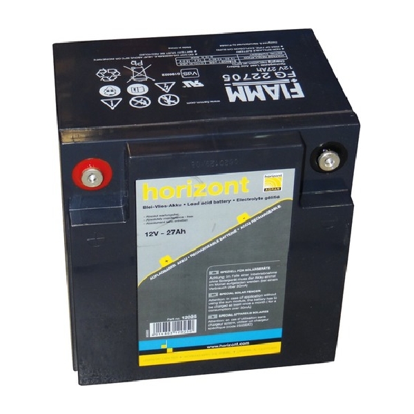 PILE 12V 27AH GELIFIE RECYCLABLE - Tracto Pieces