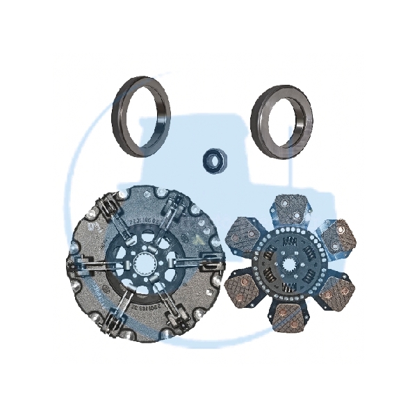 KIT EMBRAYAGE Ø 310/330 MM céramétallique pour tracteurs RENAULT TEMIS 630 - Tracto Pieces