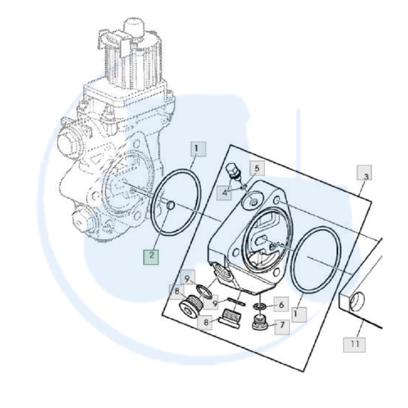 PASTILLE DISTRIBUTEUR RELEVAGE pour tracteurs JOHN DEERE 6000 - Tracto ...