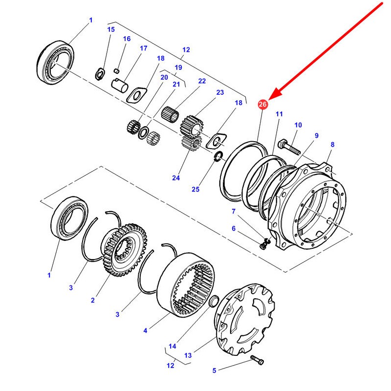 JOINT SPI MOYEU pour tracteurs MASSEY FERGUSON - Tracto Pieces