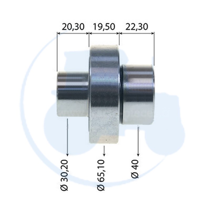 AXE DE PIVOT pour ponts Z F - Tracto Pieces