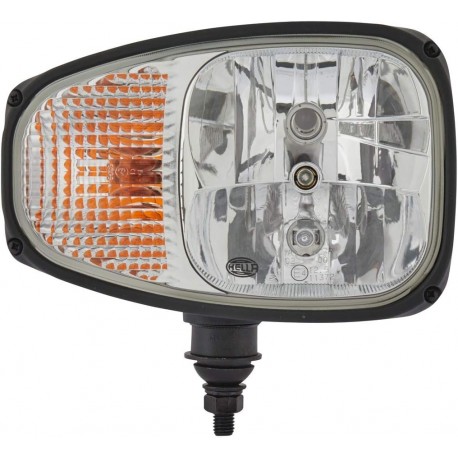 PHARE AVANT DROIT combiné HELLA pour télescopique MANITOU LIEBHERR KOMATSU