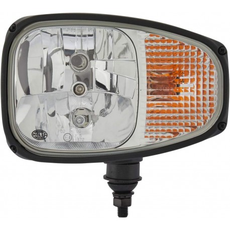 PHARE AVANT GAUCHE combiné HELLA pour télescopique MANITOU LIEBHERR KOMATSU